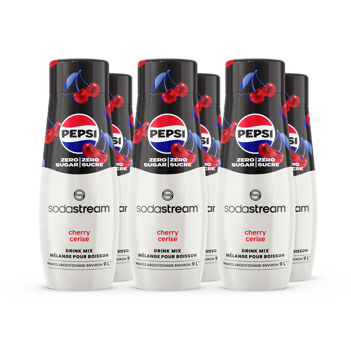 Pepsi Cherry Zero Sugar 6-Pack – SodaStream Canada