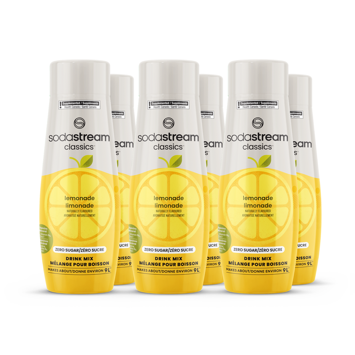 Lemonade Zero Sugar 6-Pack – SodaStream Canada