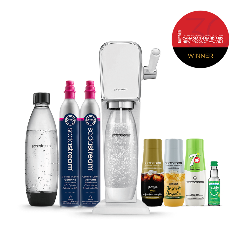 SodaStream Art Sparkling Water Maker + Quick Connect Cylinder ...