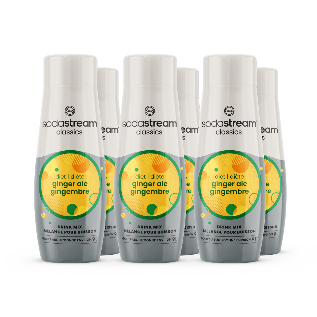 SodaStream Diet Ginger Ale Flavoured Soda 6 pack – SodaStream Canada