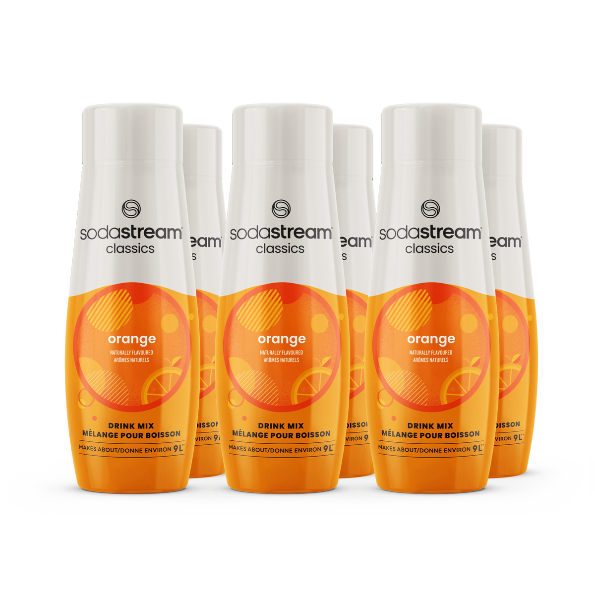 Orange Flavoured Soda 6 Pack – SodaStream Canada