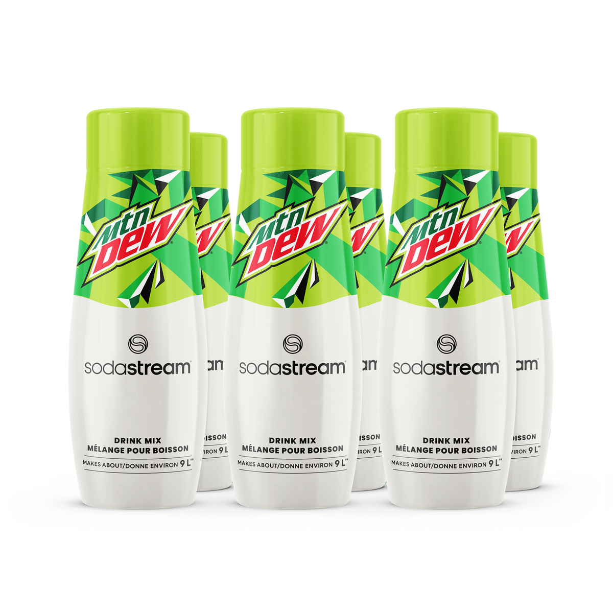 SodaStream® MTN DEW® Syrup Drink Mix 6-Pack – SodaStream Canada