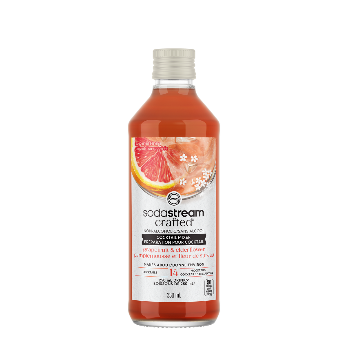 Crafted Mixers Elderflower Grapefruit Drink Mix – SodaStream Canada