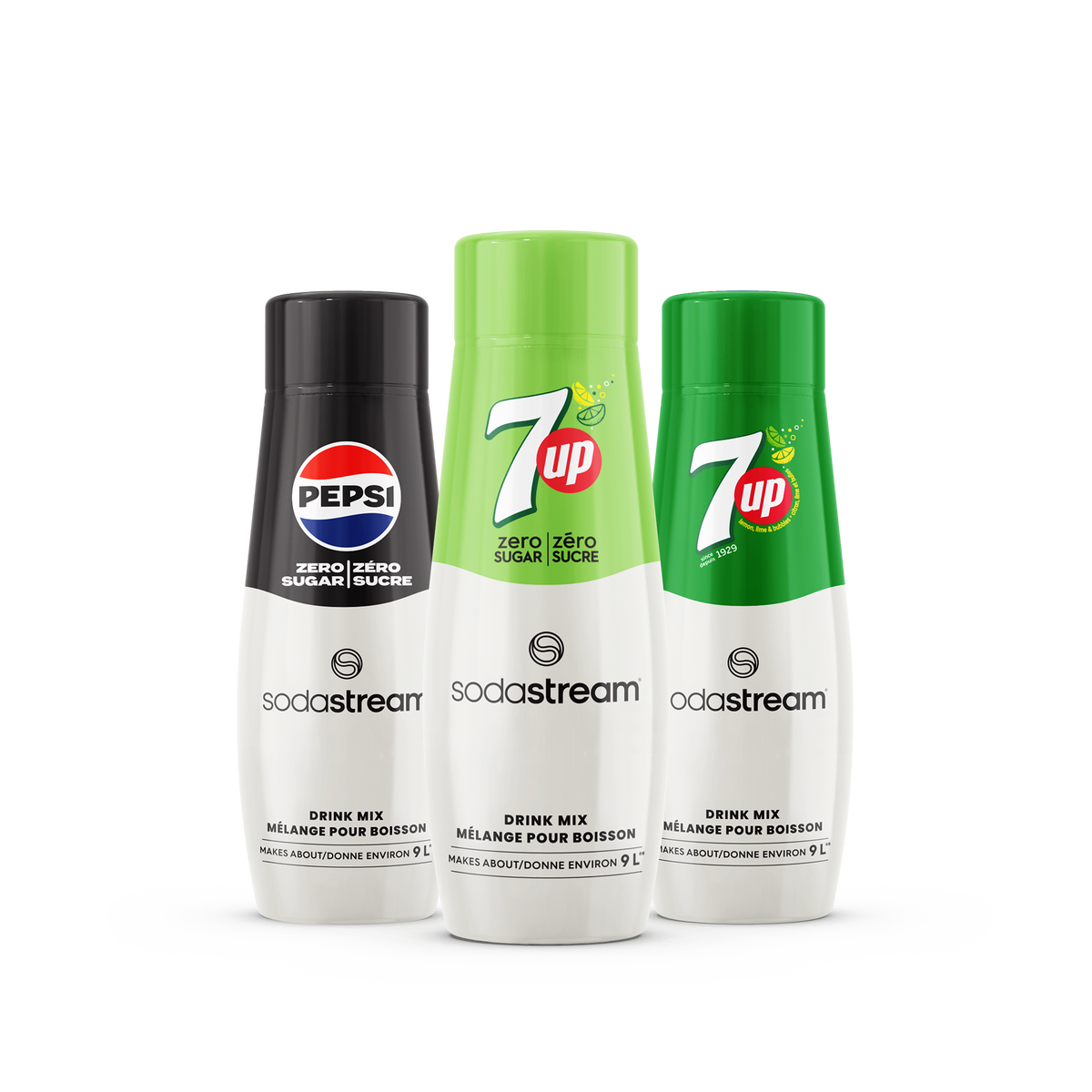 7up Variety Bundle 3-Pack - SodaStream Canada