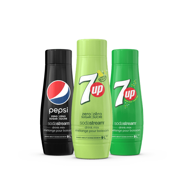 7-Up Zero Variety 3-Pack - SodaStream Canada