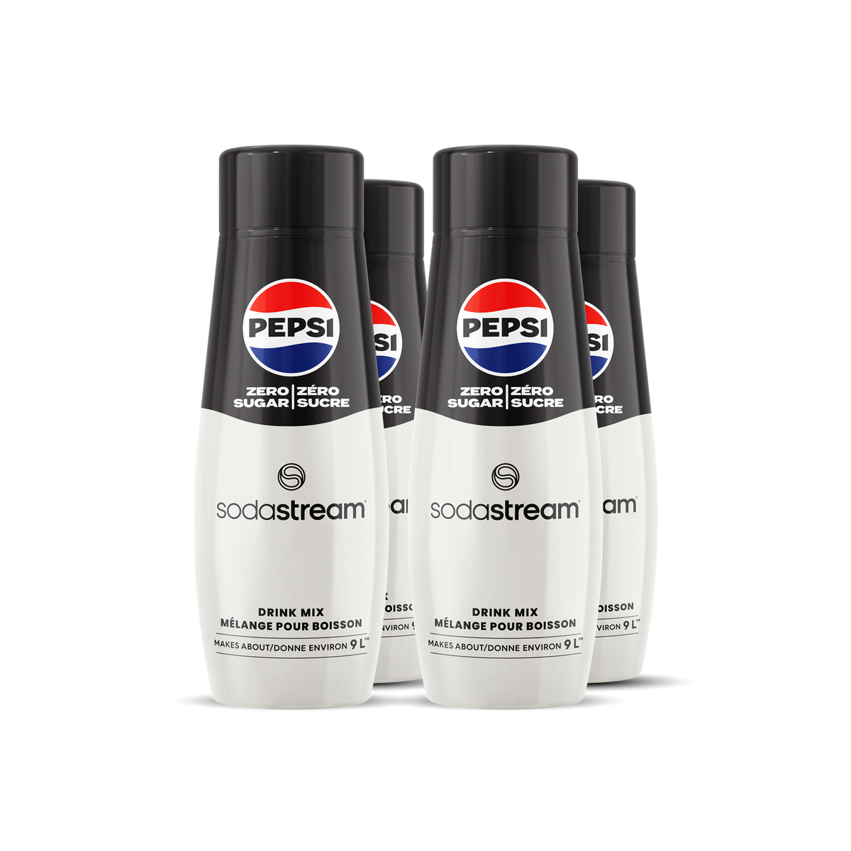 Pepsi Zero Sugar 4-Pack Syrup Flavour – SodaStream Canada