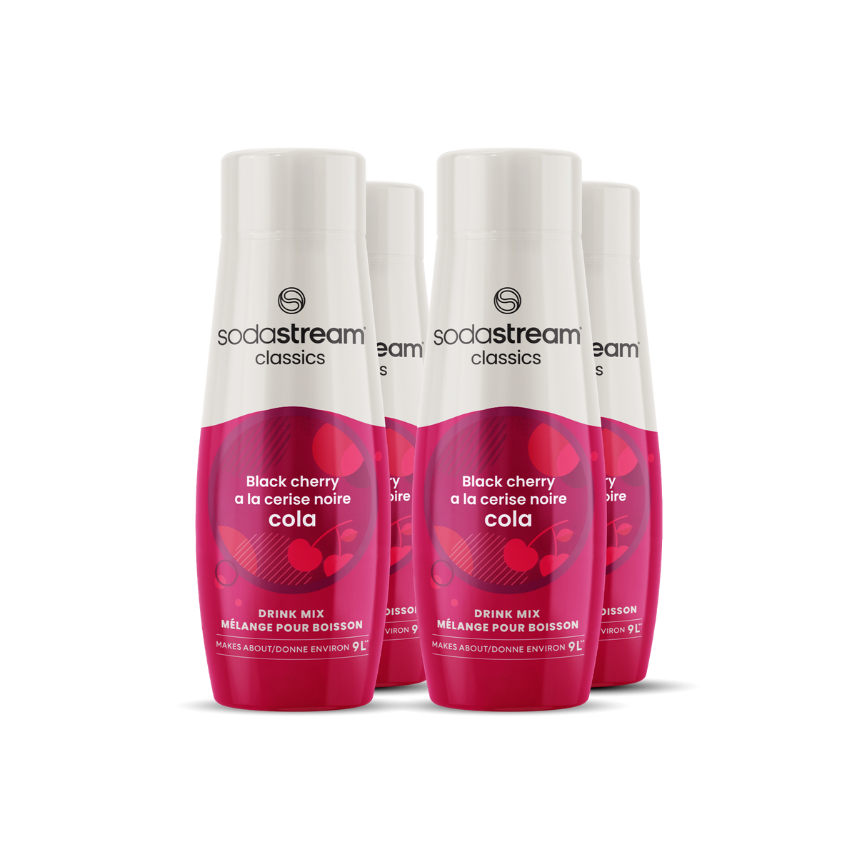 Black Cherry Cola 4-Pack Syrup Flavour – SodaStream Canada