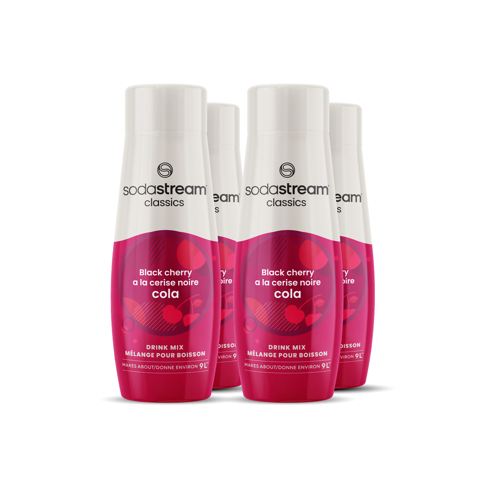 Black Cherry Cola 4-Pack Syrup Flavour – SodaStream Canada