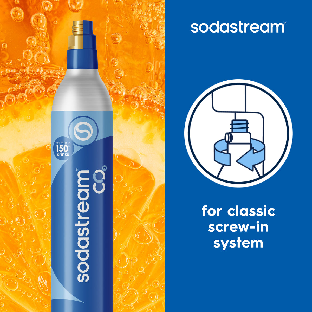 SodaStream Refill C02 gas Cylinders (incl. Pink Quick Connect ...
