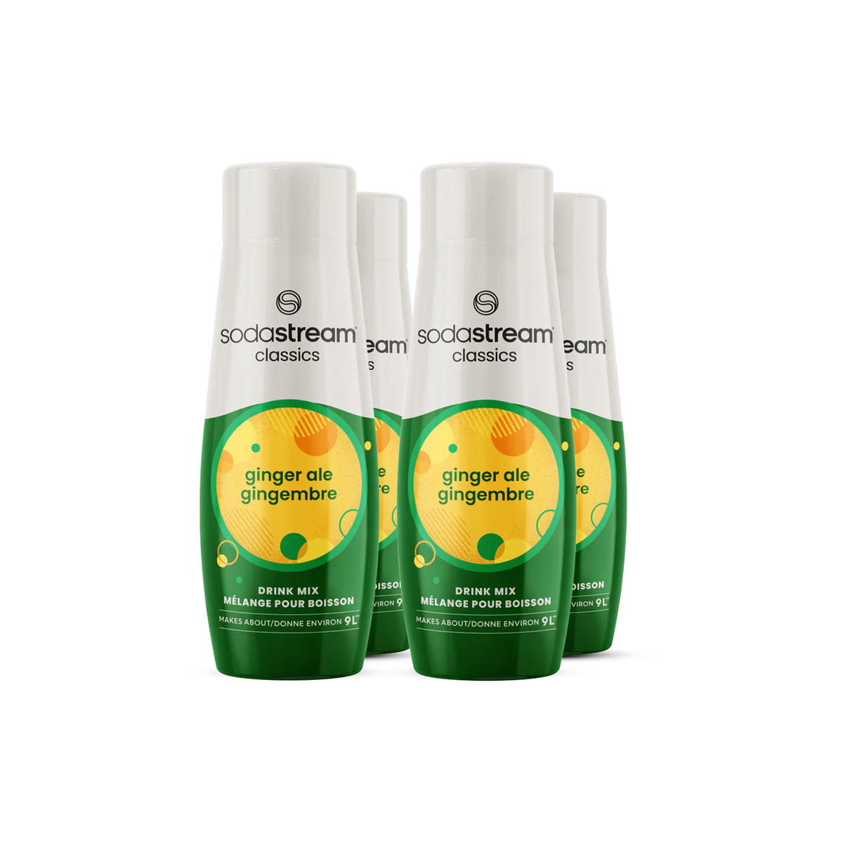 Ginger Ale 4-Pack Syrup Flavour – SodaStream Canada